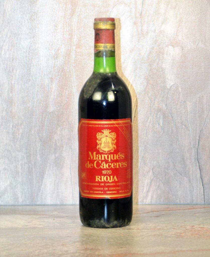 Lll Vino Marqués De Cáceres 1970 De Rioja Tuhistoria.es