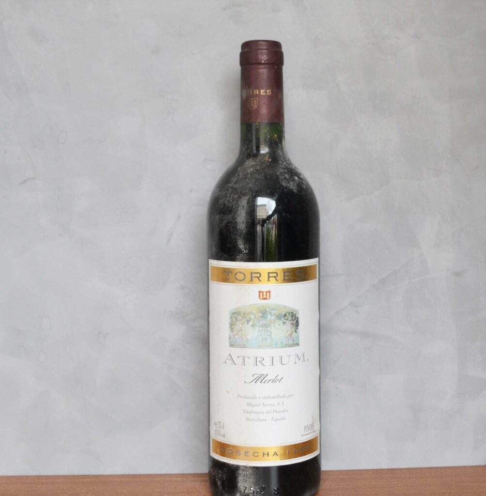 Vino Torres Atrium Merlot 1998 | Gran Vino Regalo AniversarioVenta De ...